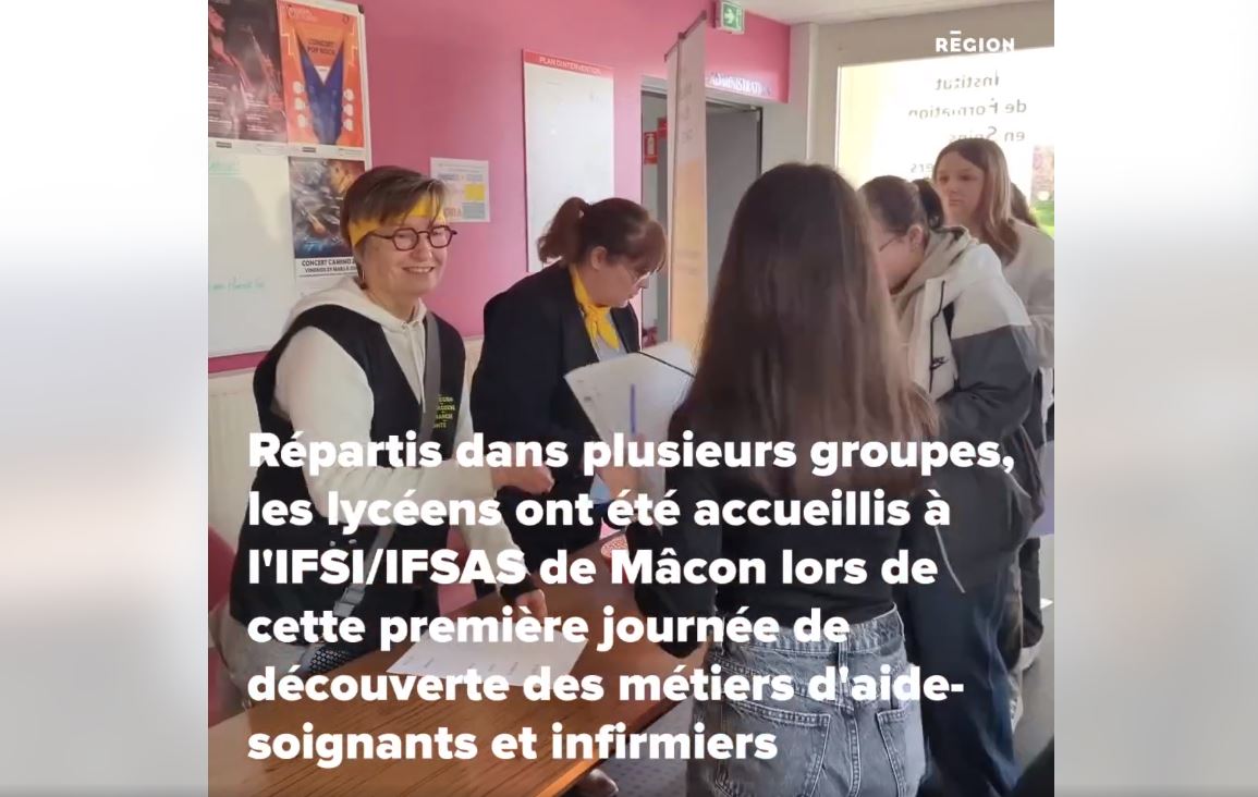 Vidéo de la Région à l'IFSI – IFSI IFAS Mâcon